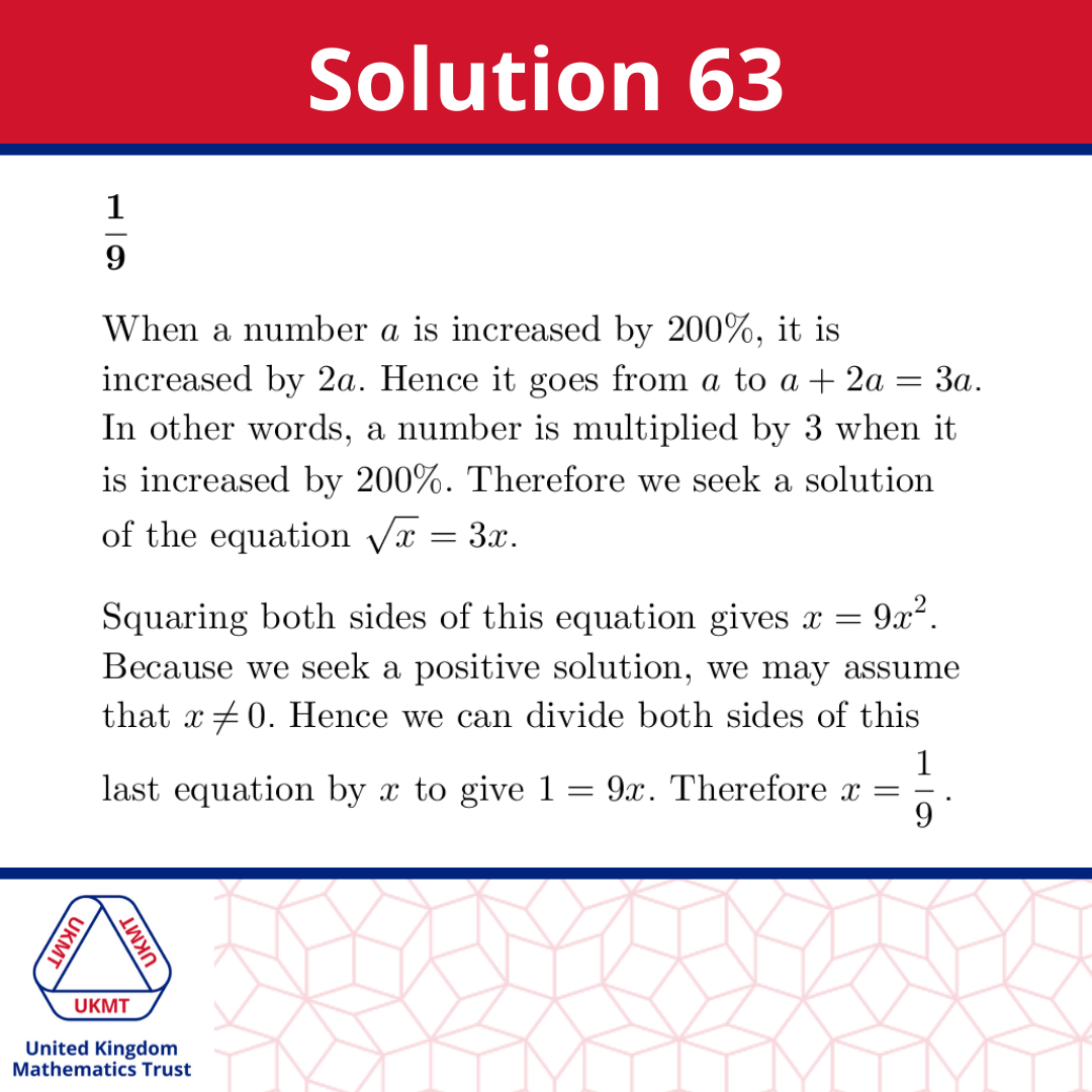 Creating from UKMT – Chelekmaths