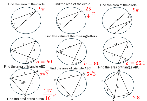 Circle Theorems and Trigonometry – Chelekmaths
